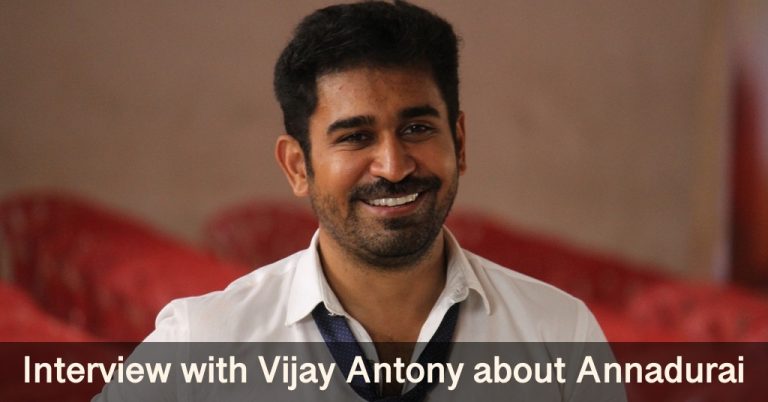 Interview with Vijay Antony about Annadurai | StudioFlicks