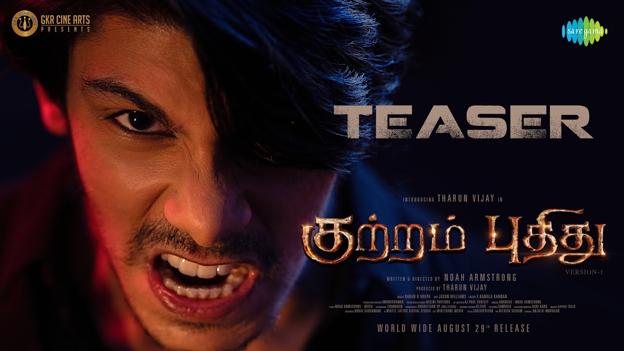 Kuttram Pudhithu Teaser ft. Tharun Vijay, Seshvitha Kanimozhi